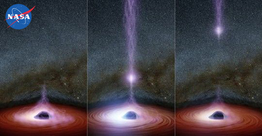 For The First Time In History, NASA Saw Something Come Out Of A Black Hole!