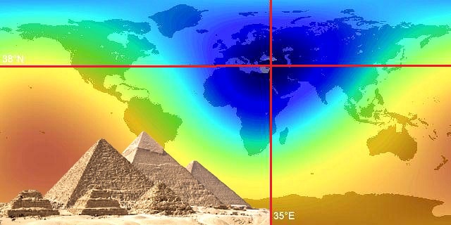 The Great Pyramid Of Egypt EXACTLY Marks The Center Of Earth's Landmass